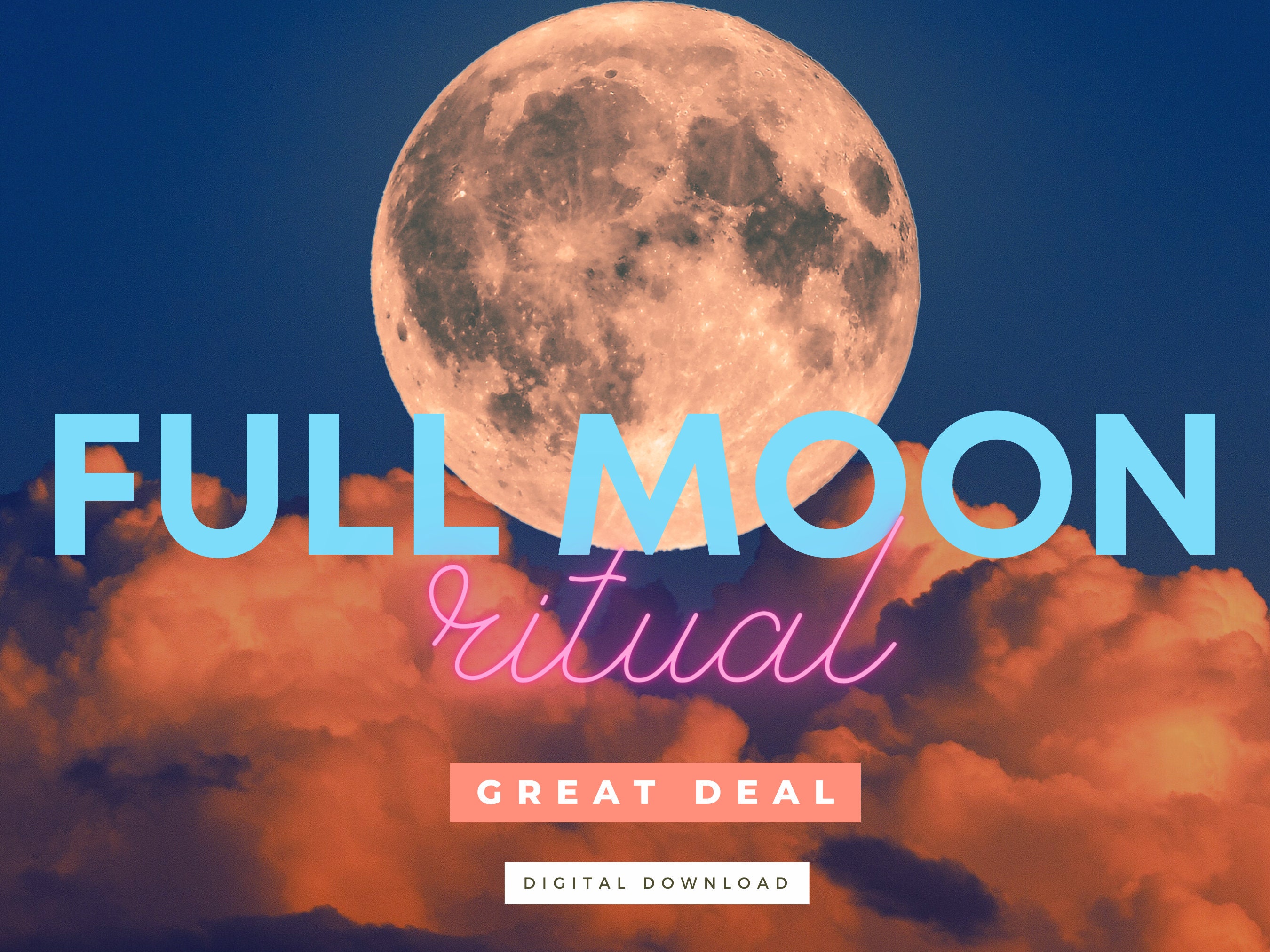 Full Moon Ritual Guide & Watercolor Meditation | Manifestation, Moon ...