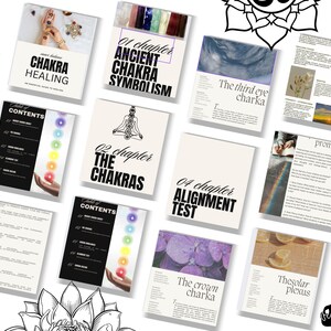 Chakra Healing Workbook Printable | 7 Chakra Energy Alignment Journal | Digital Self-care PDF ...