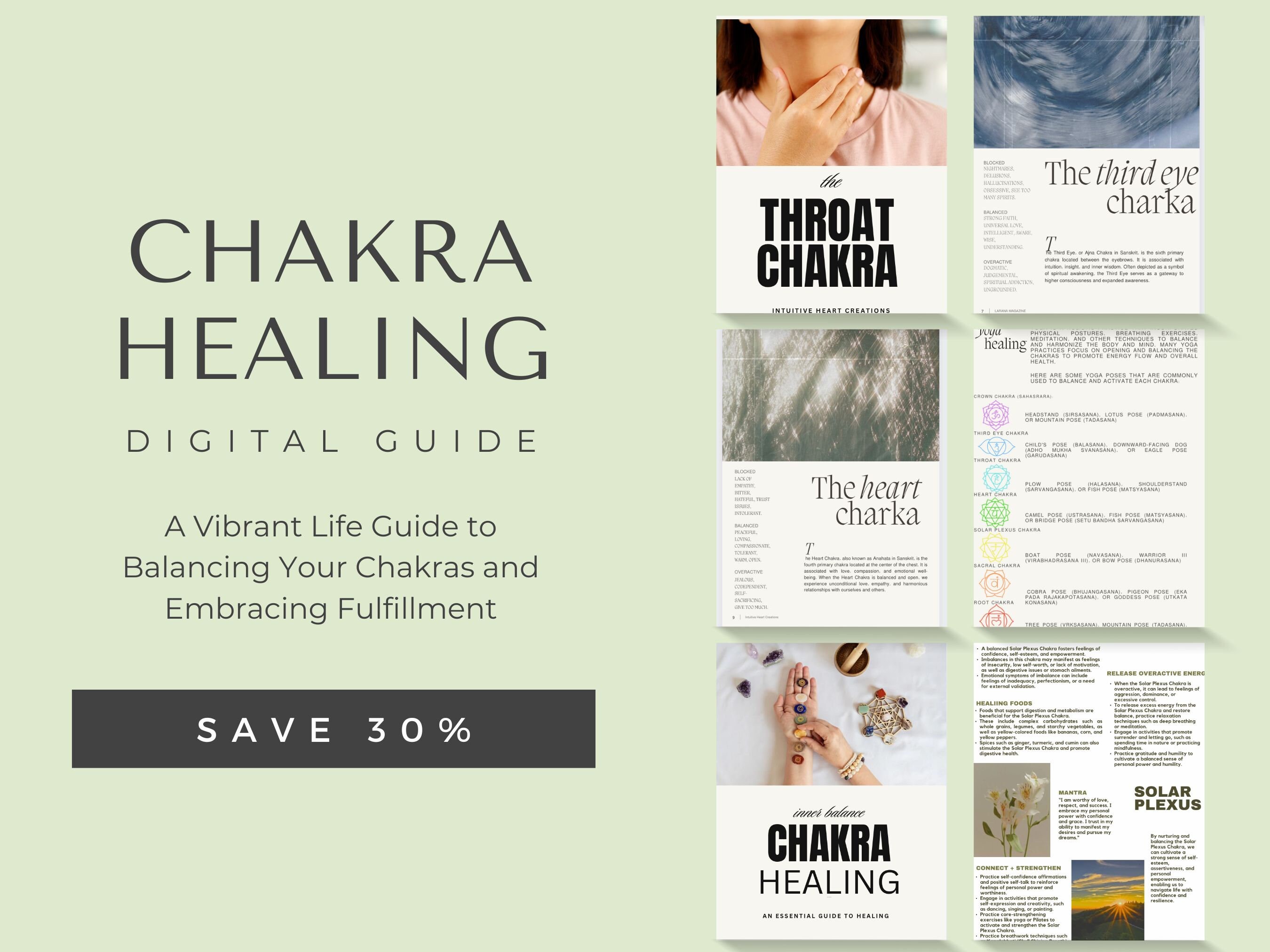 Chakra Healing Workbook Printable | 7 Chakra Energy Alignment Journal ...