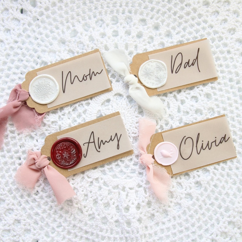 Customizable Gift Name Tag Add Personalization for Gifts - Etsy