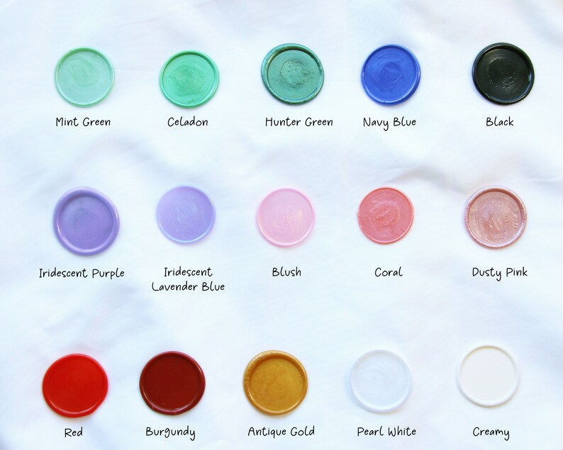 Embossed Blue Snowflake Note Card Blank Inside, Comes With Wax Seal ...