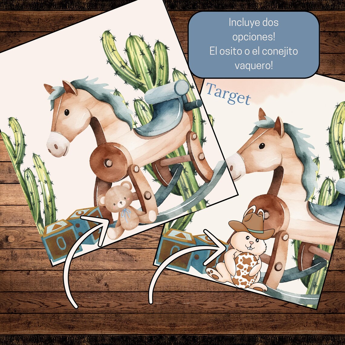 Un Vaquerito Viene En Camino, Invitacion, Baby Shower, Western Baby ...