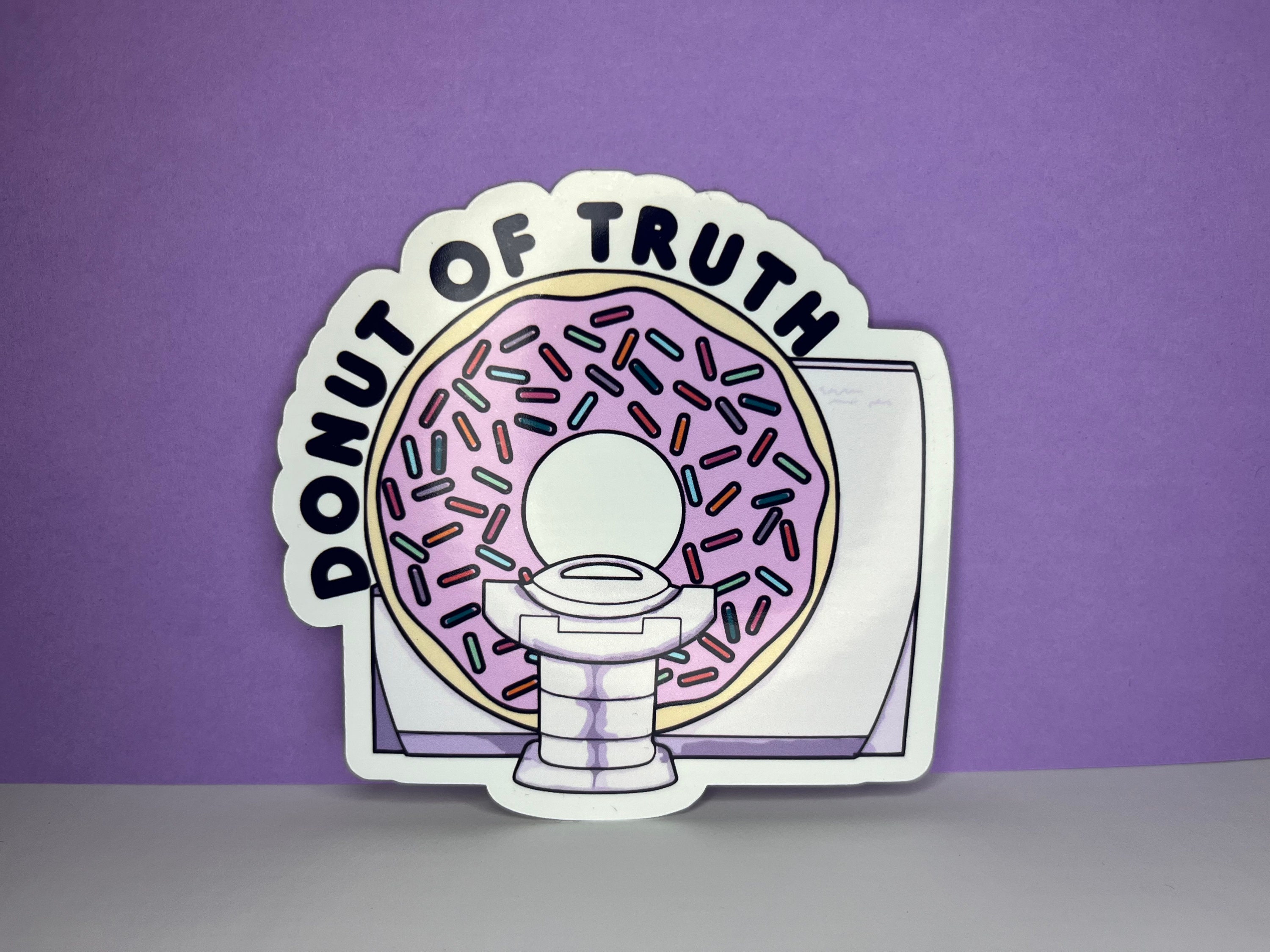 Discover the Donut of Truth: CT Scanner Inspired Vinyl Decal for Mrts ...