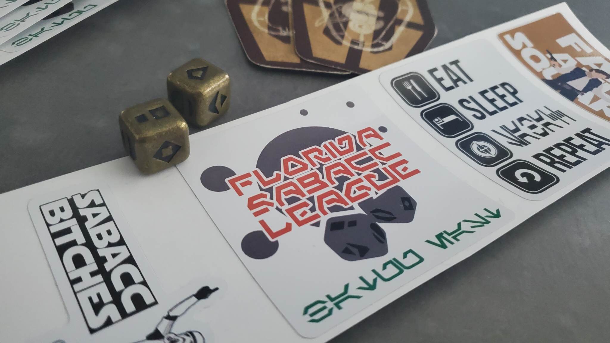 Star Wars Sabacc Stickers 4 Pack - Etsy
