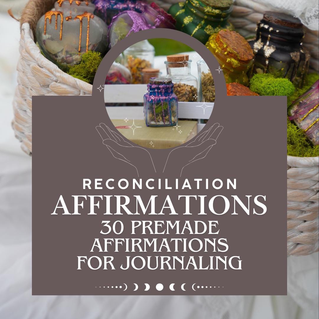 Reconciliation Communication Manifestation Affirmations for Journaling ...