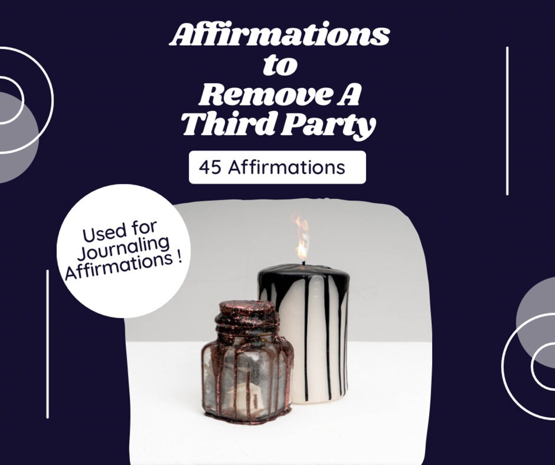 Third Party Removal Journal Manifestation Affirmations - Etsy