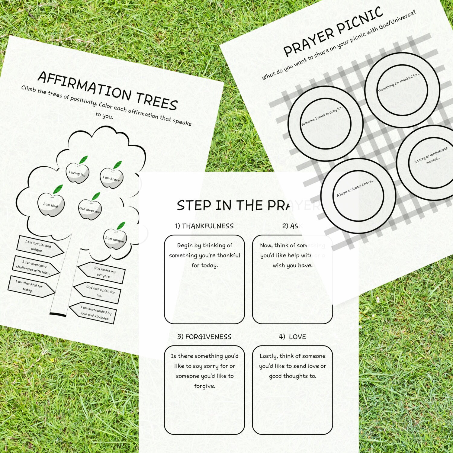 Kids Prayer Journal Printables | Daily Prayer Worksheet for Children ...