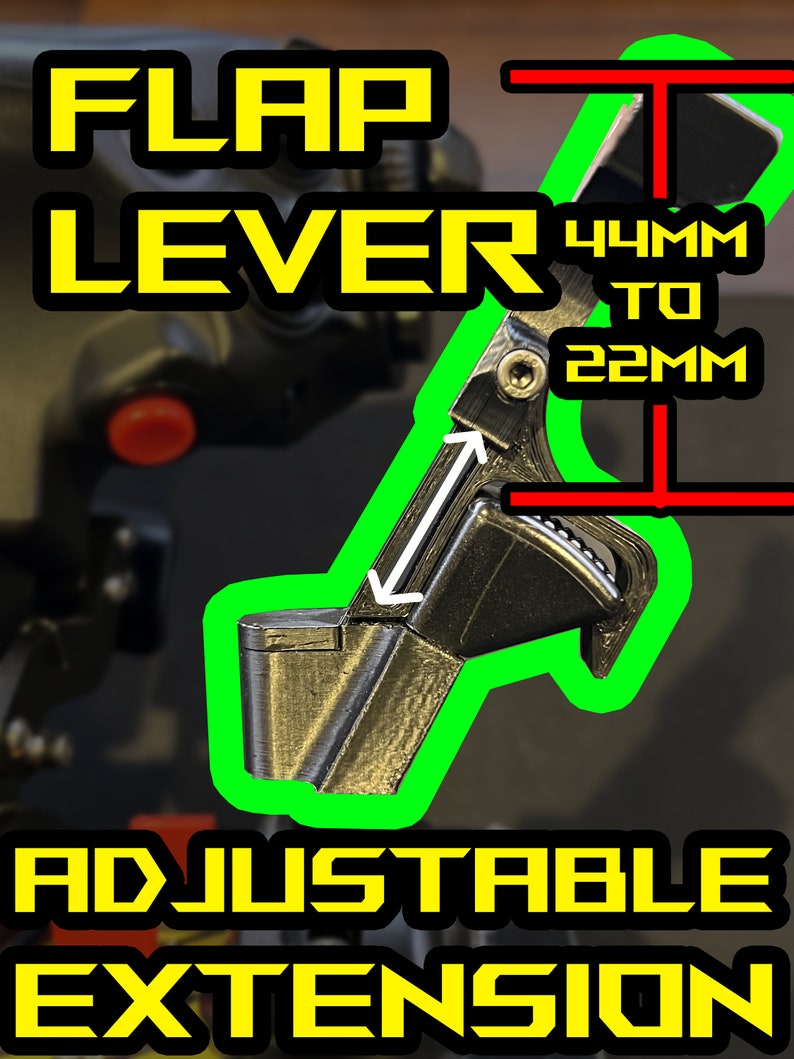 COMBO Throttle Flap Lever Detents Extension Toggles: Virpil Mongoost ...