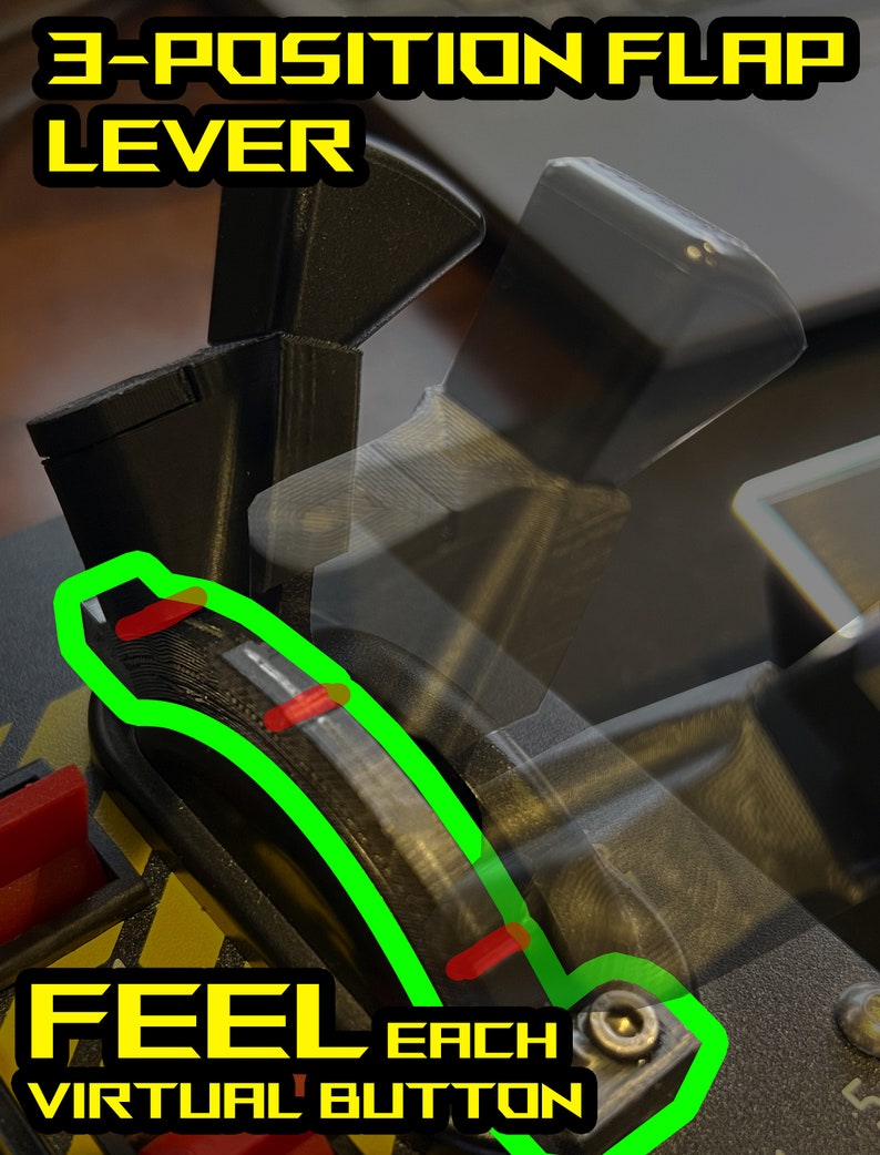 Virpil Throttle Detents Virpil Flap Lever Detent Virpil Toggle Switches ...