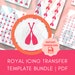 Rowing Oars Royal Icing Transfer Sheet, Rowing Sport Royal Icing ...
