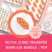 Hot Dog Royal Icing Transfer Sheet, Hot Dog BBQ Party Royal Icing ...