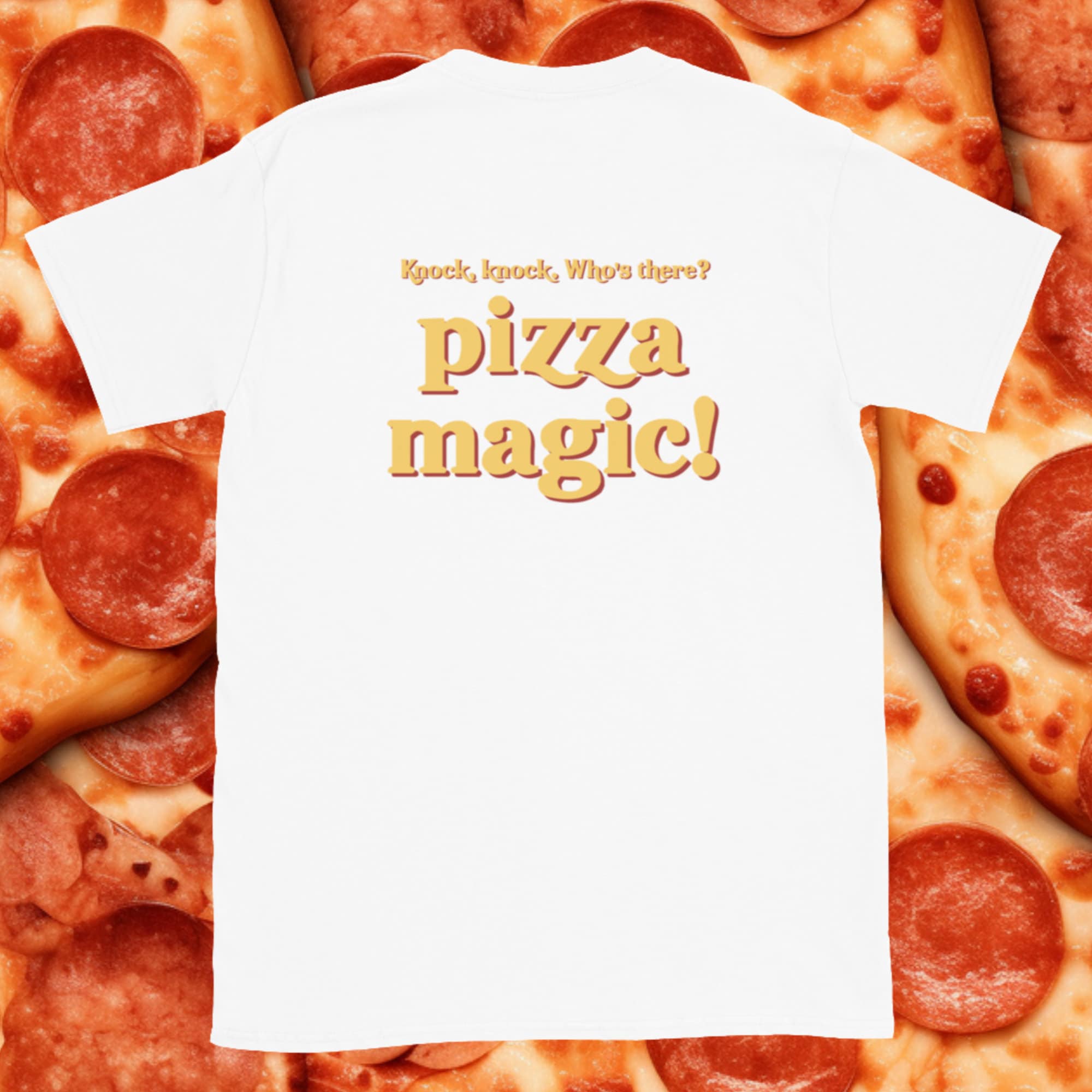 Pepperoni Hug Spot - Pizza Magic! Tee - Etsy