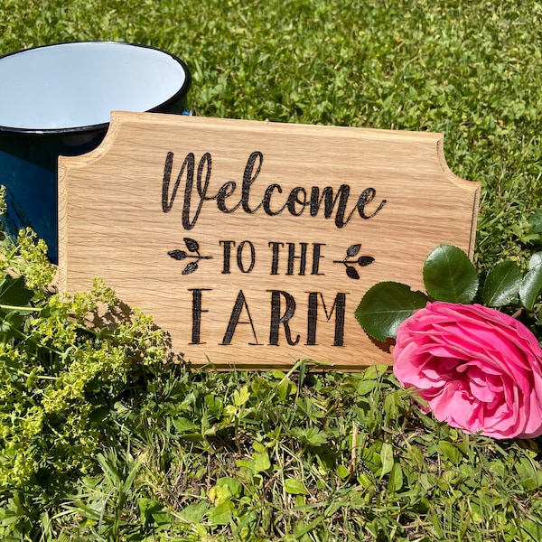 Welcome to the farm sign - Etsy.de