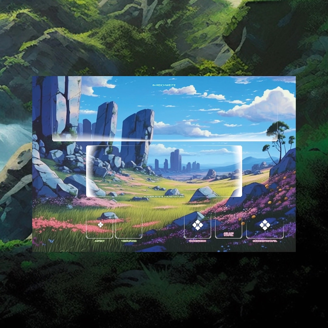 SOLARPUNK RANGER valley Ranger Plastic Playmat compatible With ...