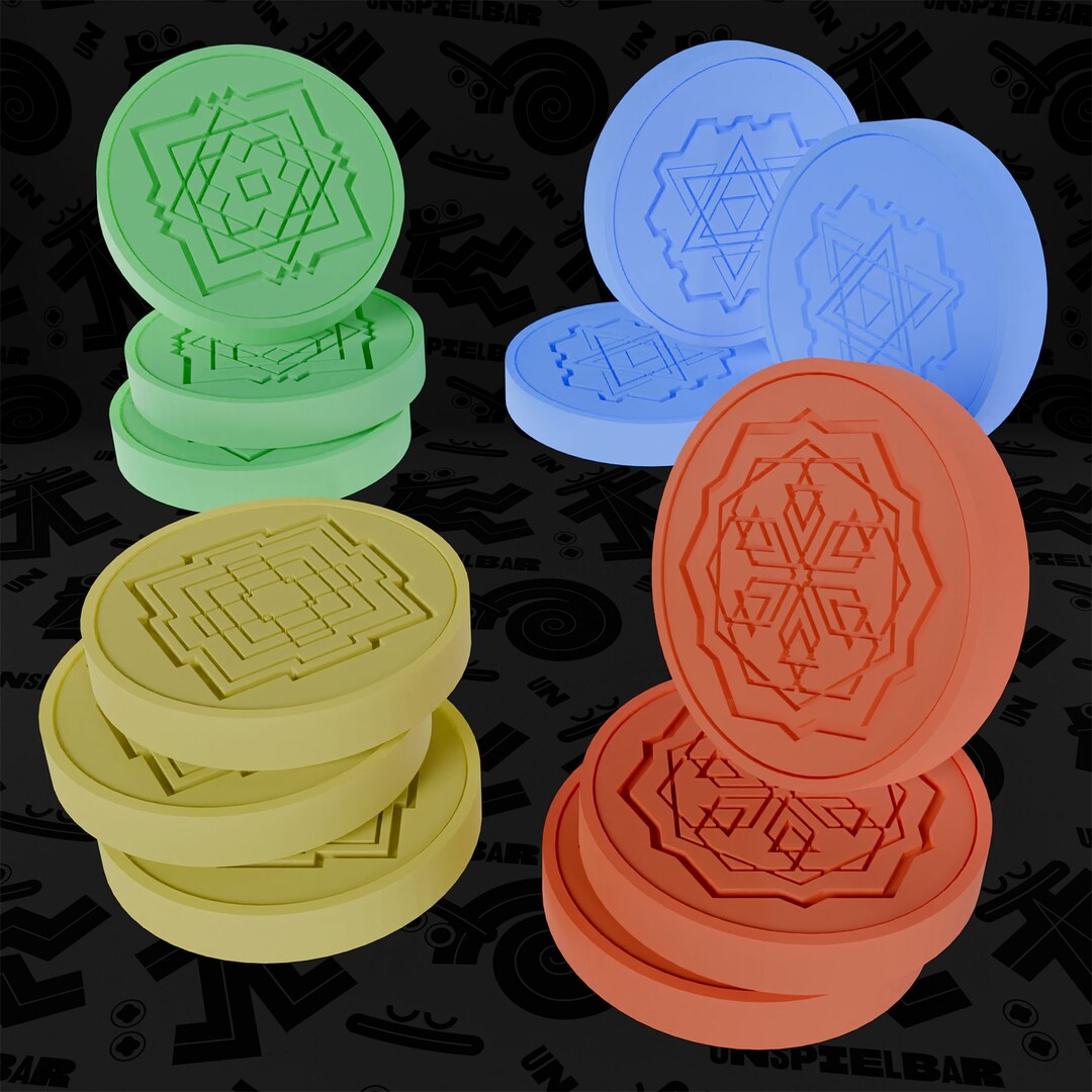 SOLARPUNK RANGER Premium Token Set compatible With earthborne Rangers ...