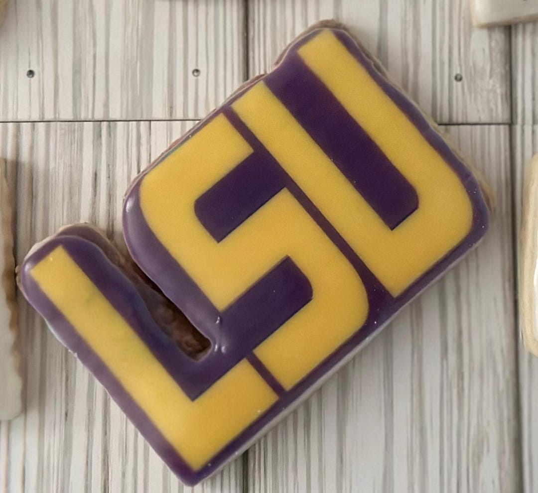 LSU Cookie Cutter - Etsy