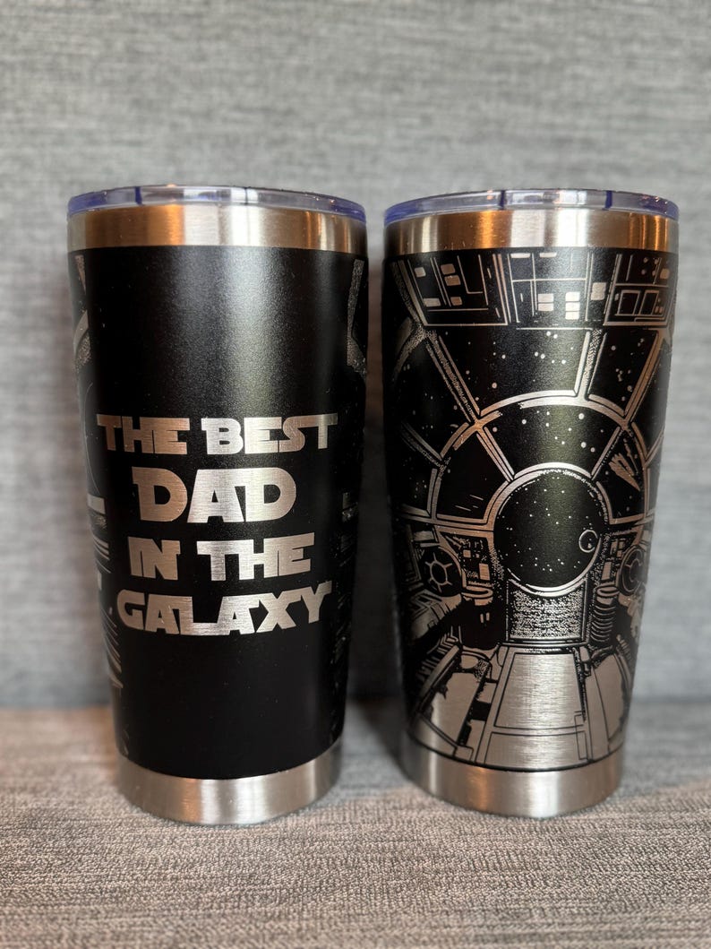 The Best Dad in the Galaxy. Galactic 20oz Tumbler. - Etsy
