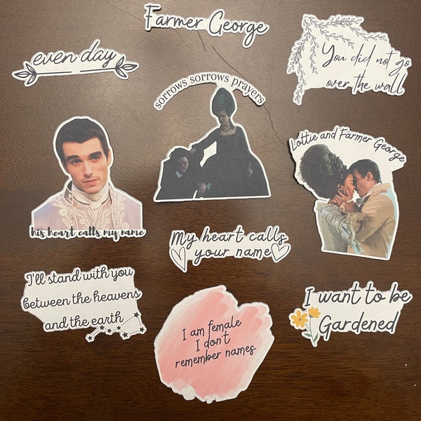 Bridgerton Planner Stickers - Etsy