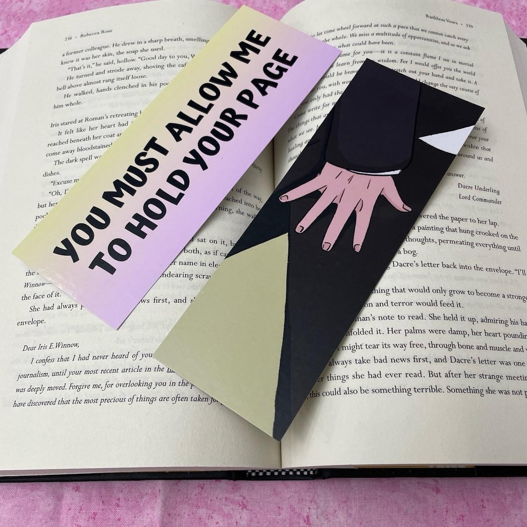 Pride and Prejudice Mr. Darcy - Hand Flex Bookmarks - Etsy