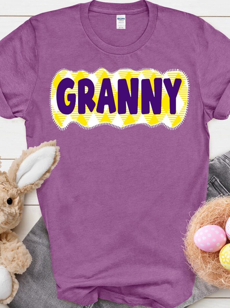 Granny Faux Embroidery, Grand Shirt, PNG - Etsy