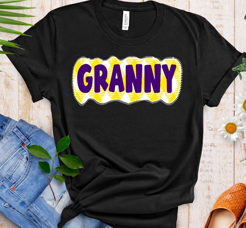 Granny Faux Embroidery, Grand Shirt, PNG - Etsy