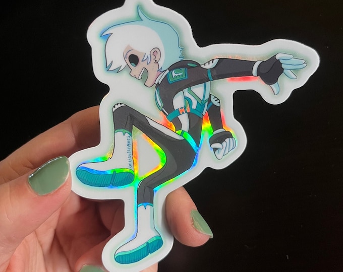 Holographic Danny Phantom Vinyl Sticker - Etsy