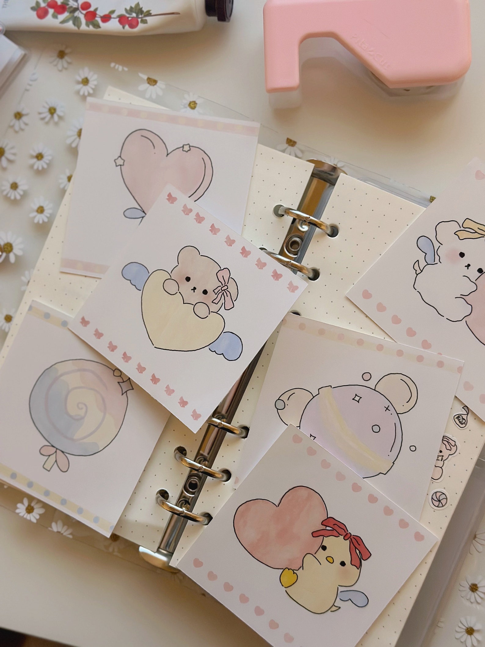 Cute Memo-style Sticker Pack L Cute Deco Sticker Sheet L Bujo Deco L ...