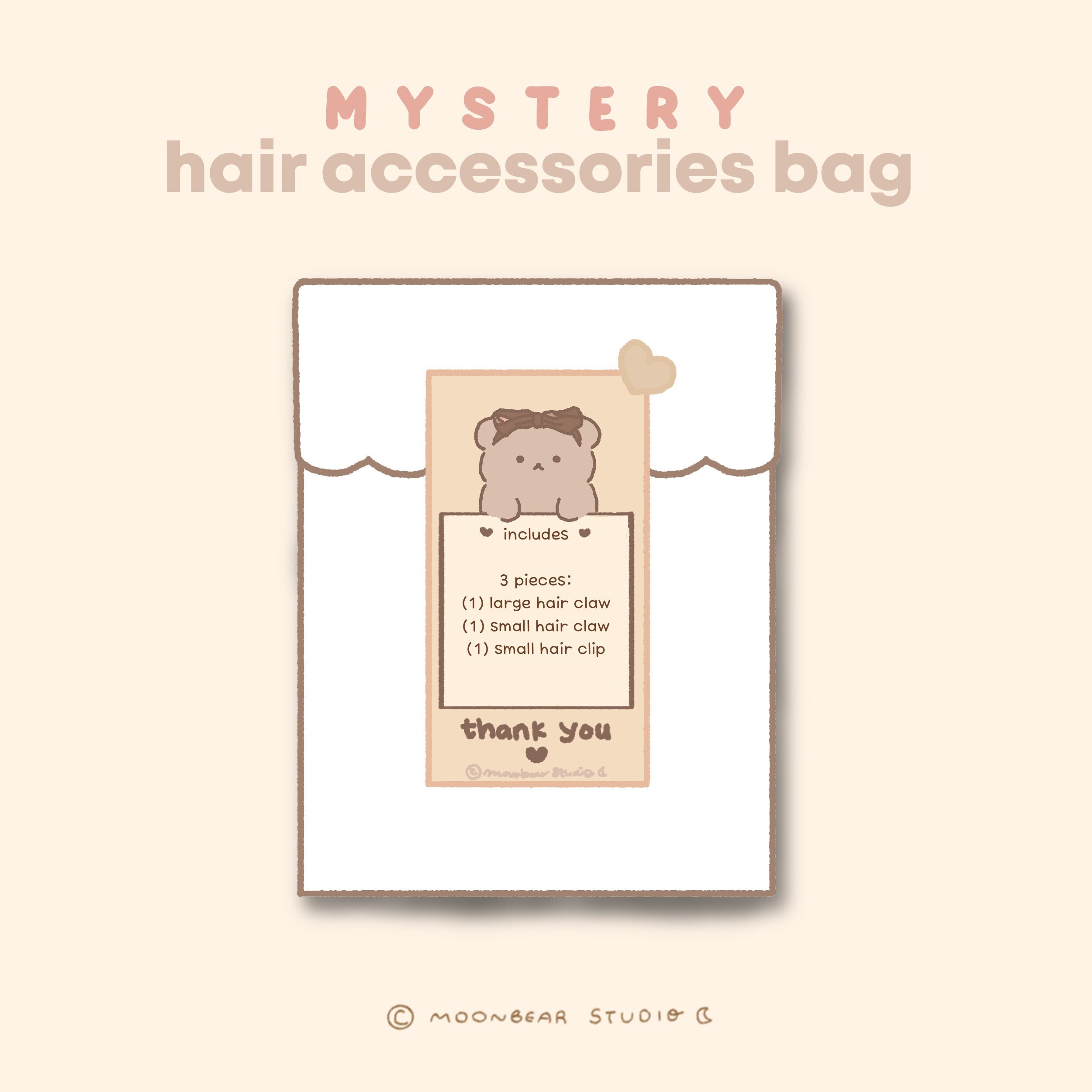 Mystery Hair Accessories Bag L Mystery Bag L Random Hair Accessories ...