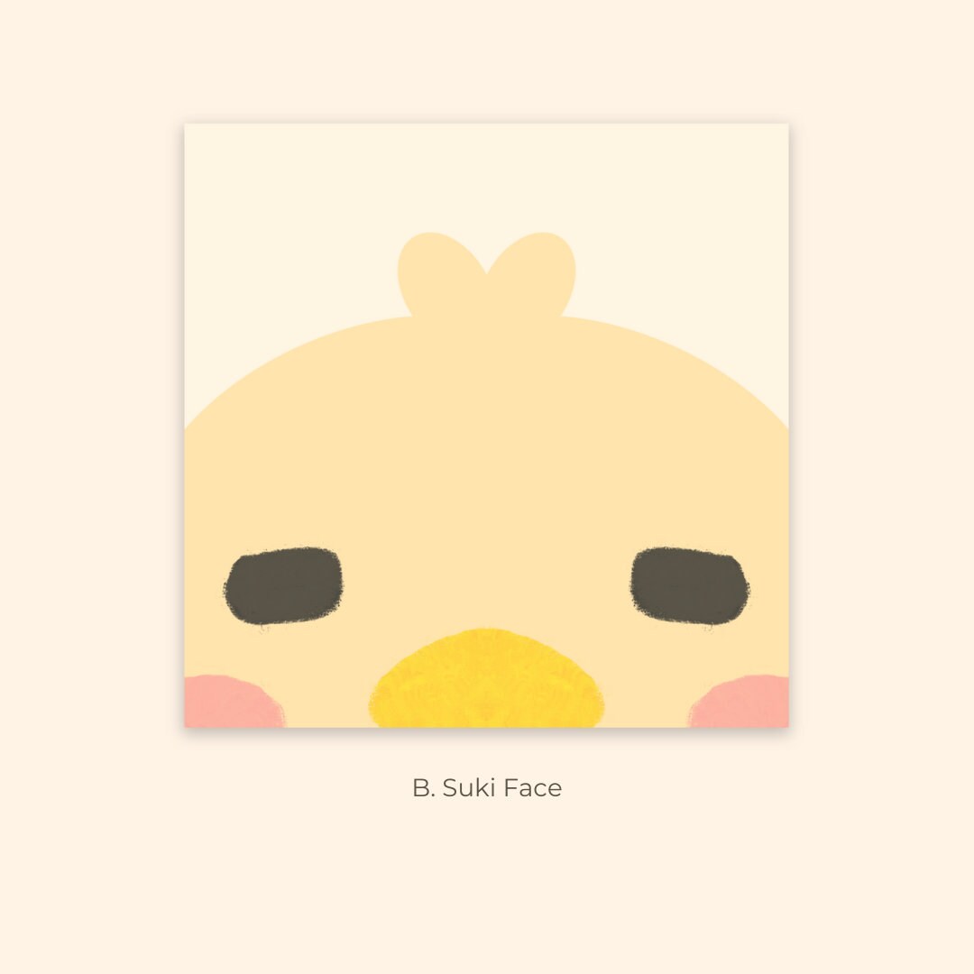 Duck Memo Pad Cute Character Kawaii Note Pad Cute Memo Sheets Character ...