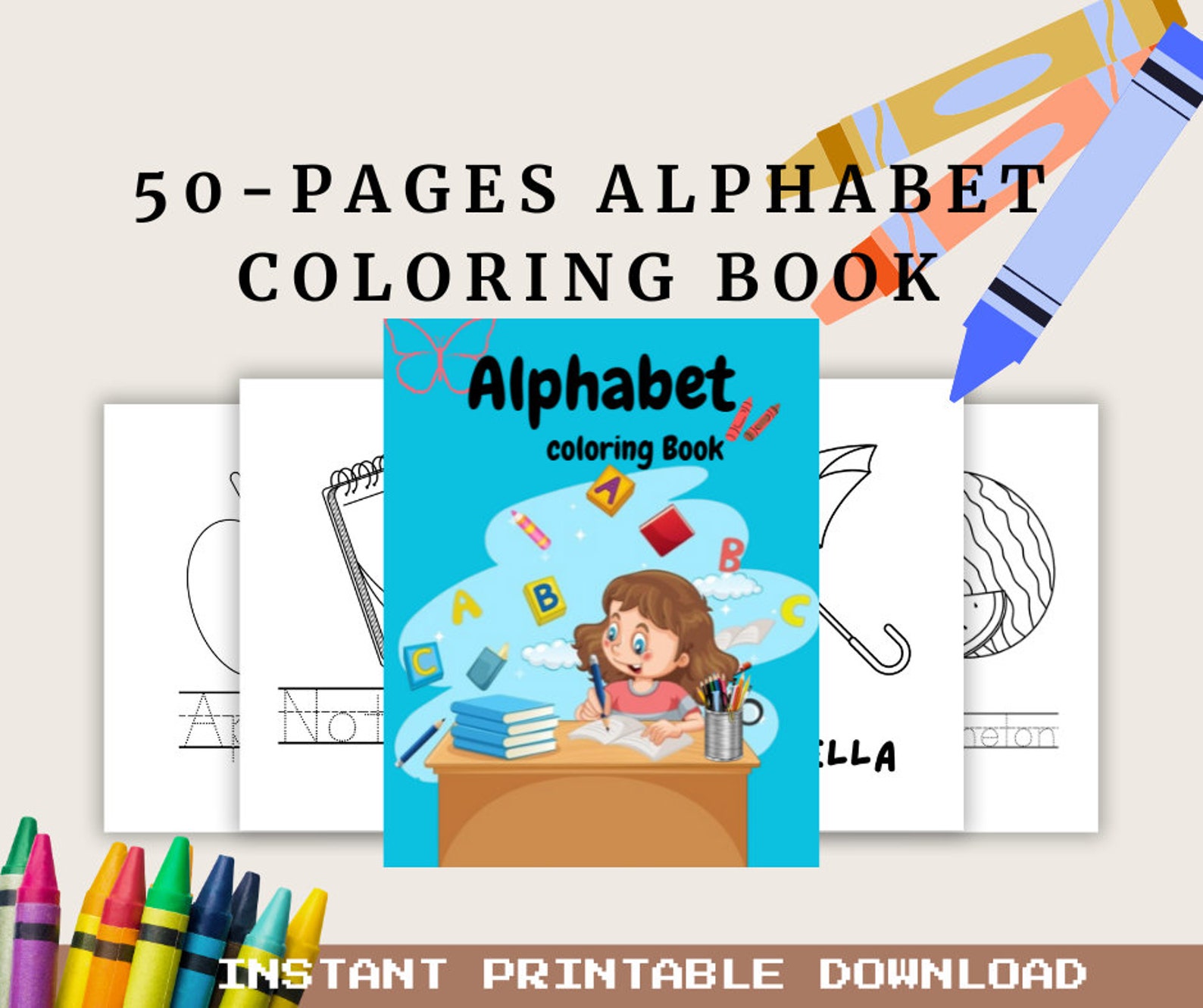ABC Coloring Book, ABC Coloring Pages, Alphabet Coloring Pages ...