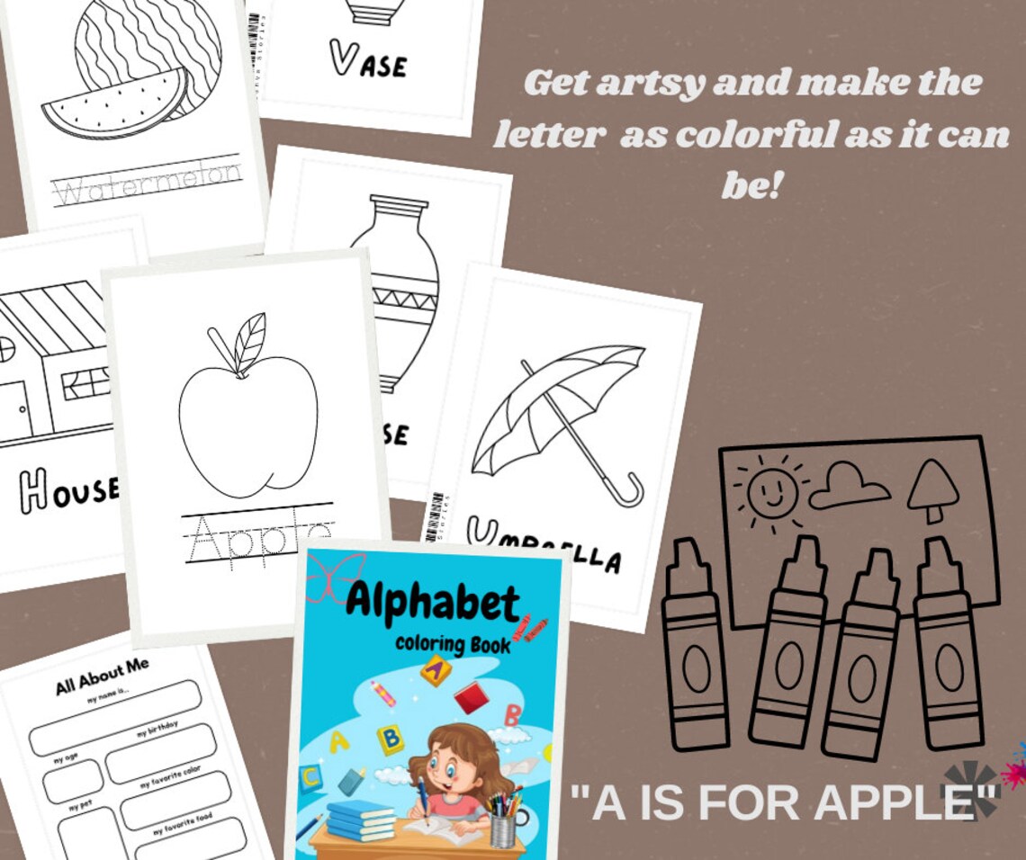 ABC Coloring Book, ABC Coloring Pages, Alphabet Coloring Pages ...