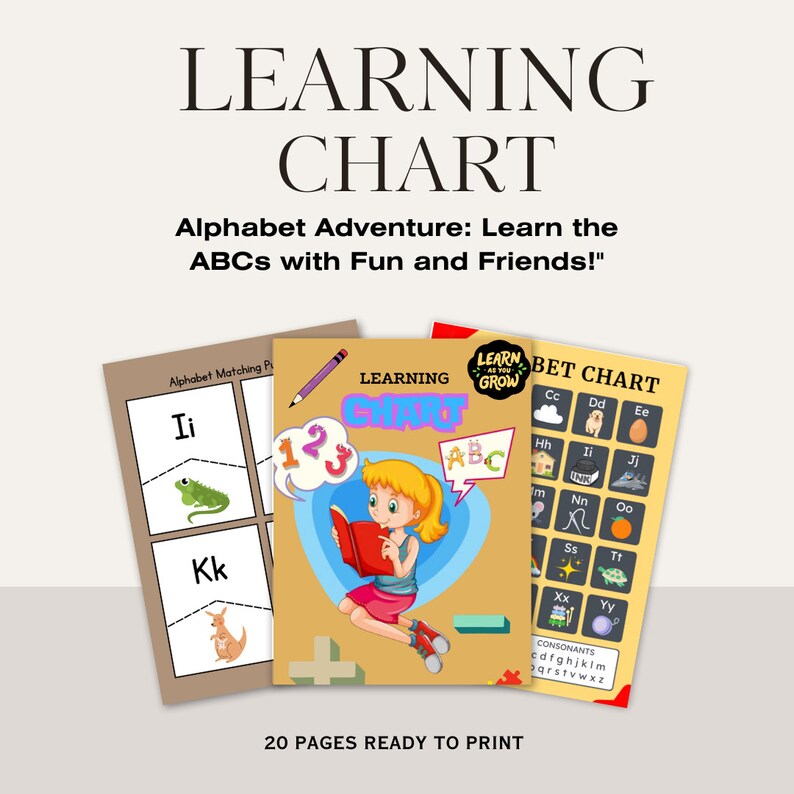 Set of 30+ Educational Posters, Colour Homeschool Learning Prints ...