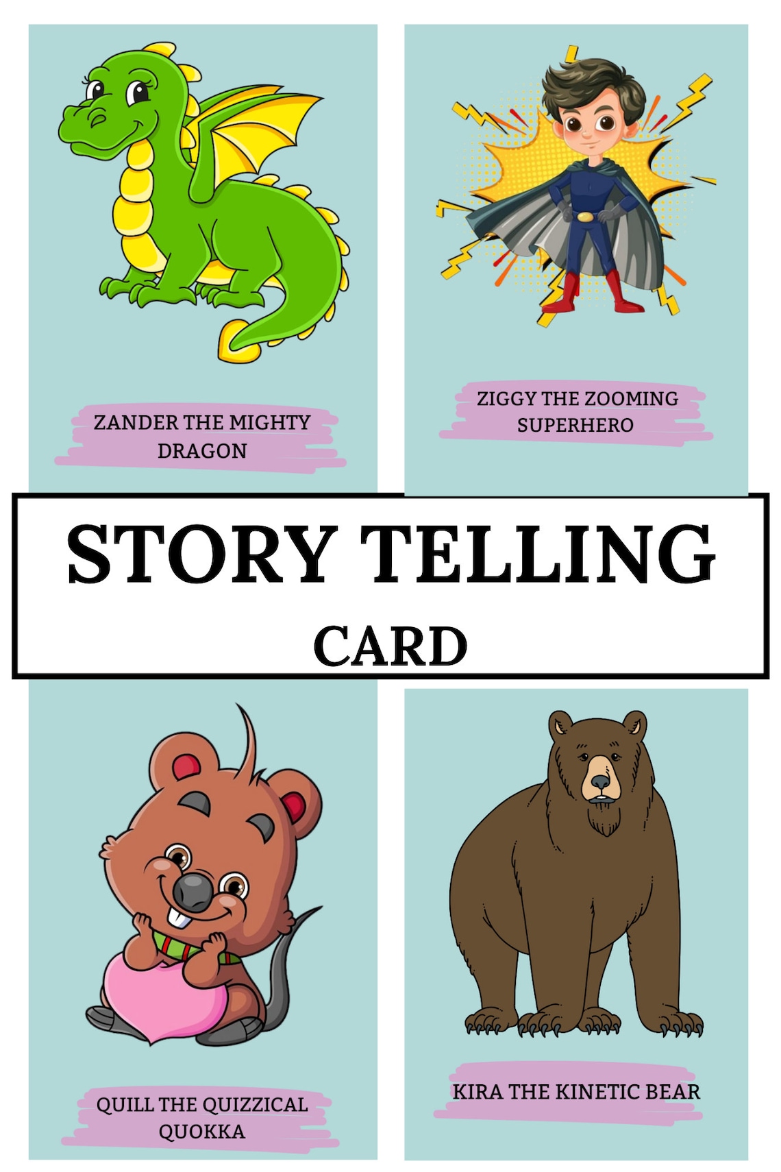 Story Telling Card Game | Story Telling Flashcards | Homeschool ...