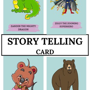 Story Telling Card Game | Story Telling Flashcards | Homeschool ...