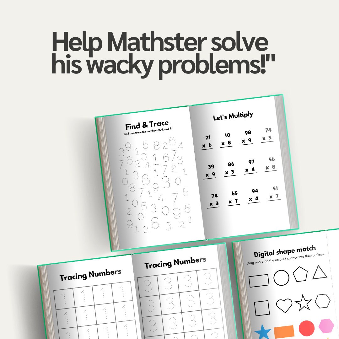 Counting Practice Activity, Printable Number Matching Activity for ...