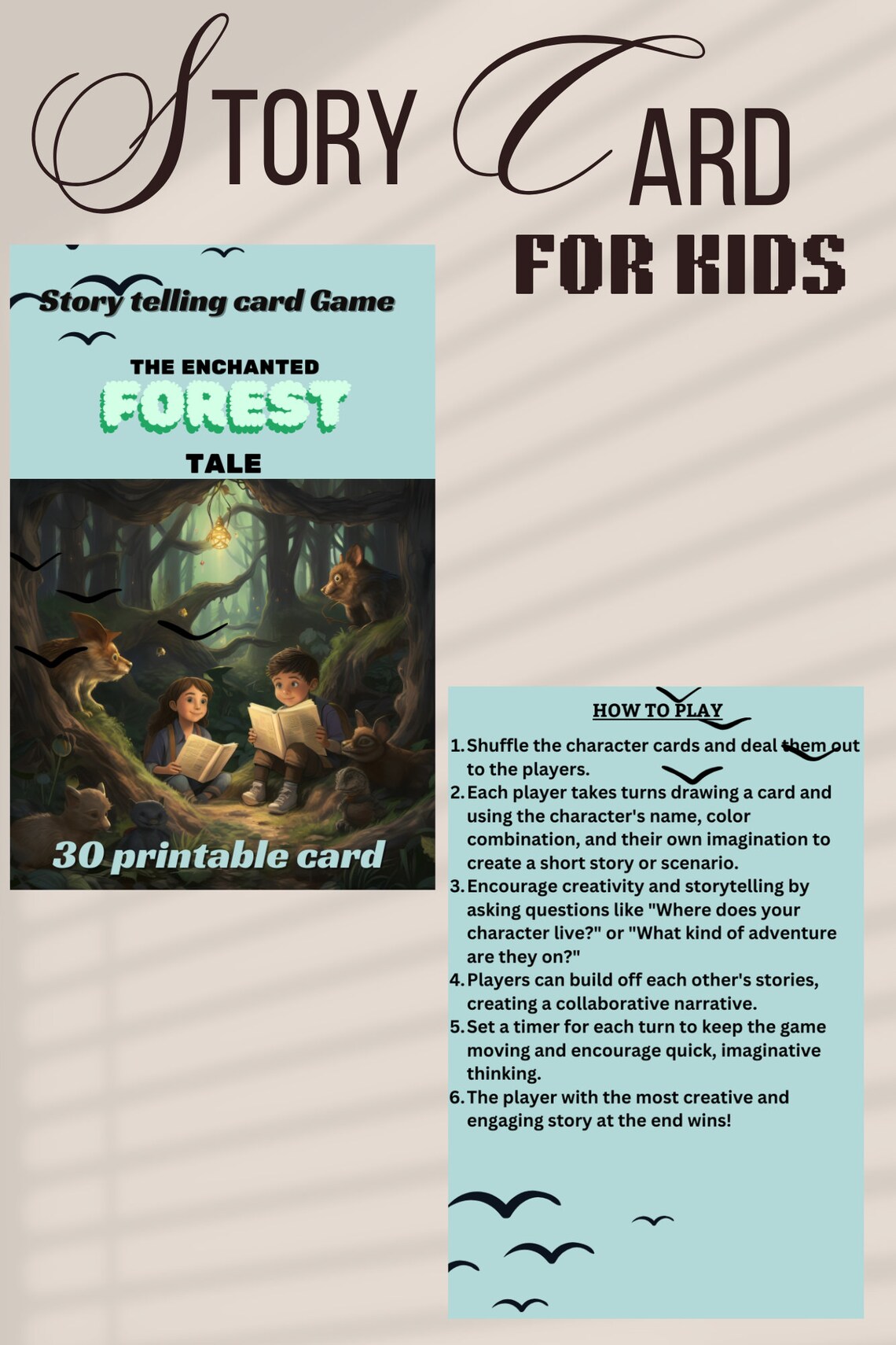 Story Telling Card Game | Story Telling Flashcards | Homeschool ...