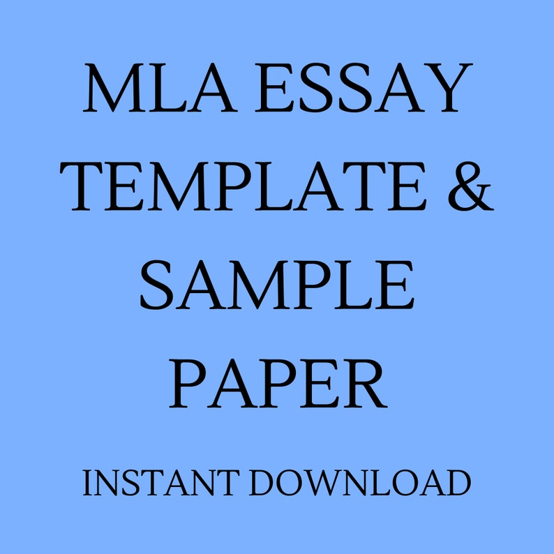 MLA 9 PAPER TEMPLATES - Etsy