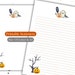 Halloween Stationery Printable Stationery Graveyard A4 US - Etsy