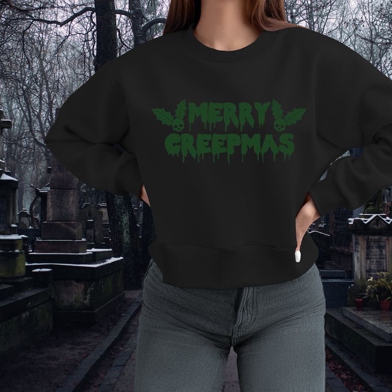 Merry Creepmas SVG PNG Gothic Christmas SVG Creepy Christmas - Etsy