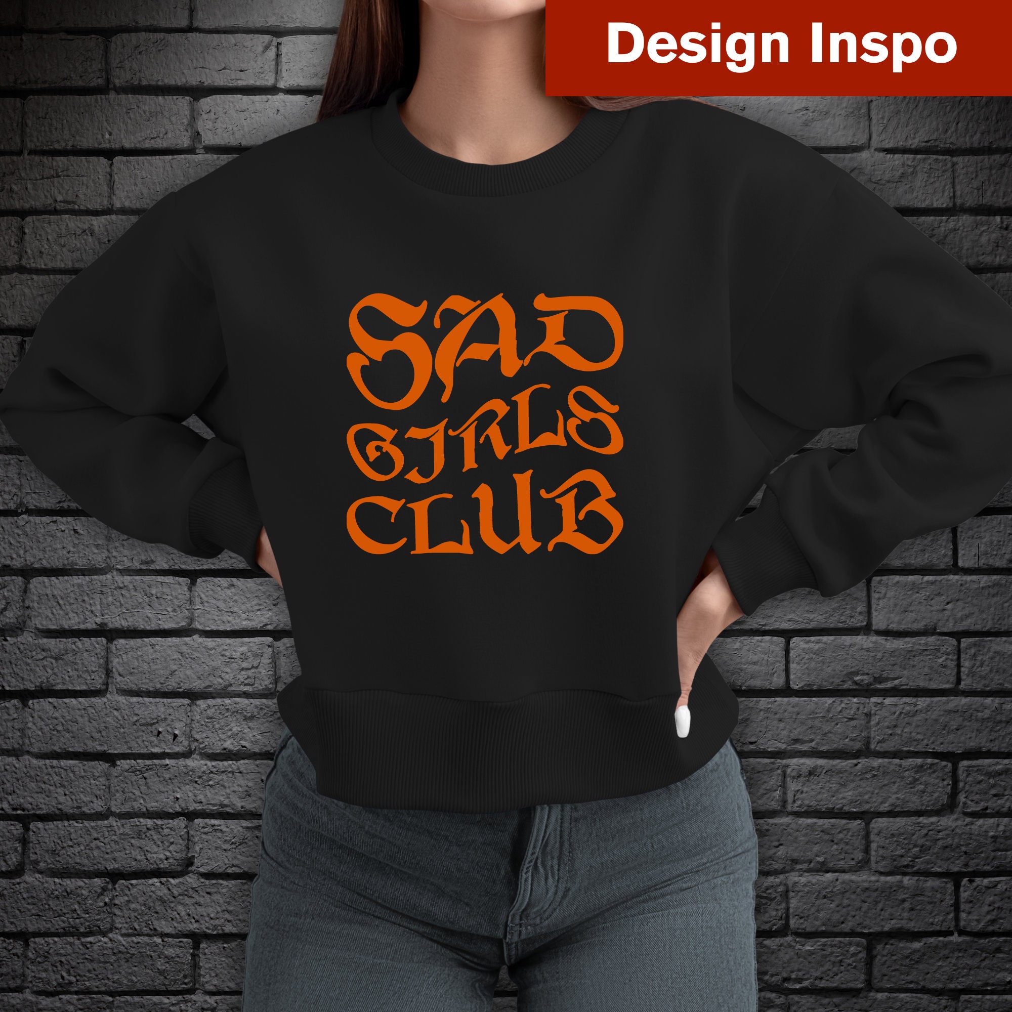 Sad Girls Club SVG, PNG, Depression Svg, Anxiety Svg, Gothic Svg, Cut ...