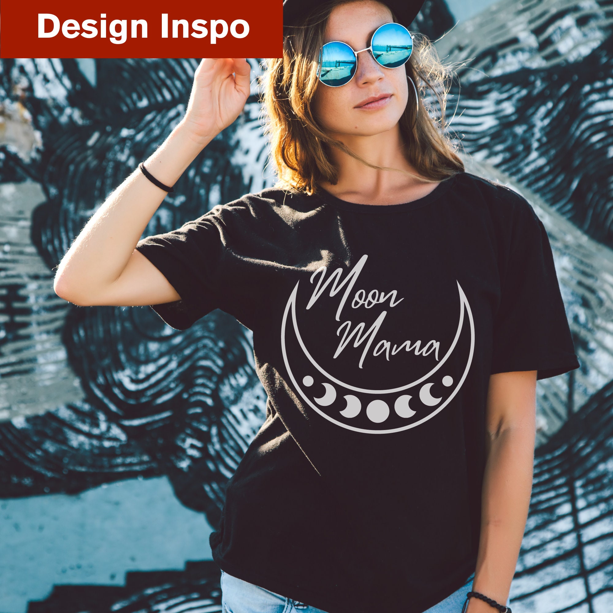 Boho Moon Mama SVG PNG, Moon Phase SVG, Cottagecore Svg, Cut File, File ...
