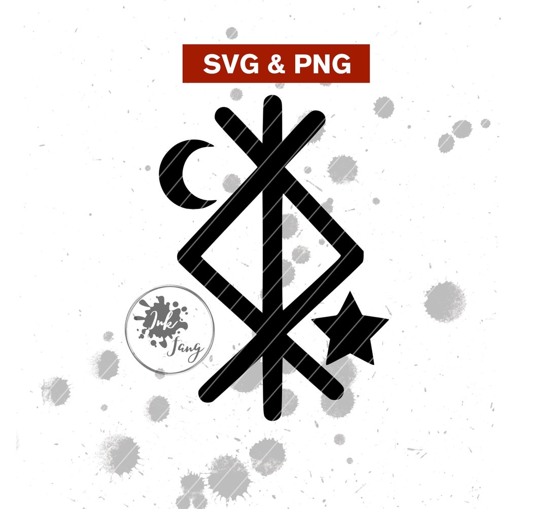 Protection Rune SVG Viking PNG, House Protection Witch Sigil, Cut File ...