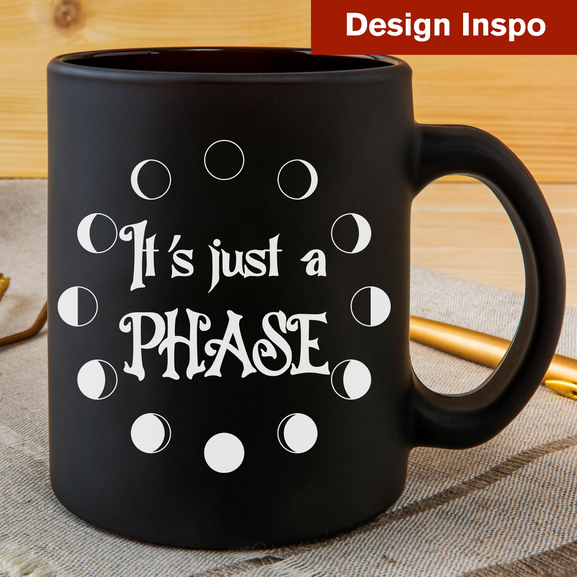 It's Just a Phase SVG, PNG, Moon Phase SVG, Cottagecore Svg, Cut File ...