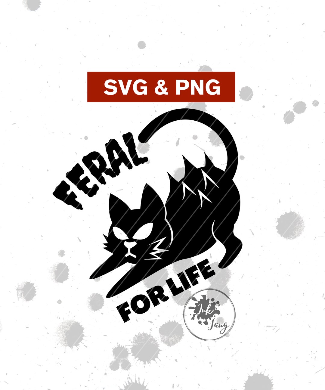 Feral Cat SVG PNG, Vet Med Svg, TNR Svg, Cat Rescue Svg, Sublimation ...