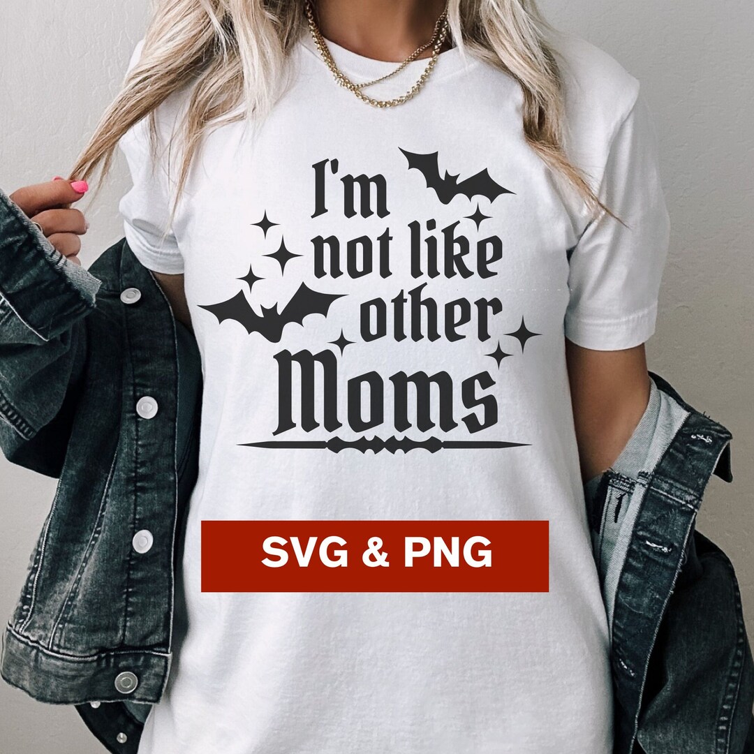 Gothic Mom SVG PNG, Spooky Mama Png Svg, Goth Mom Shirt, Gift for ...
