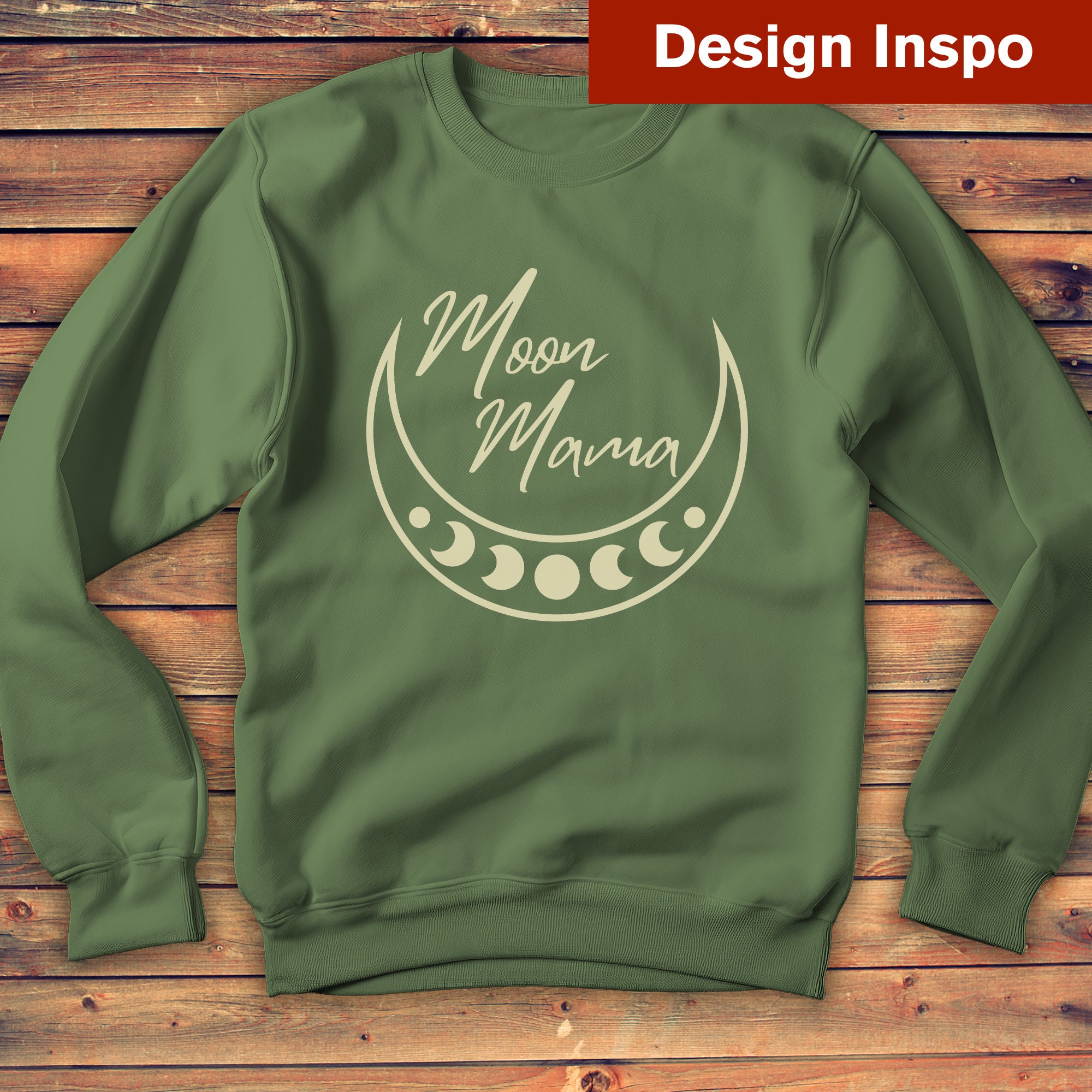 Boho Moon Mama SVG PNG Moon Phase SVG Cottagecore Svg Cut - Etsy