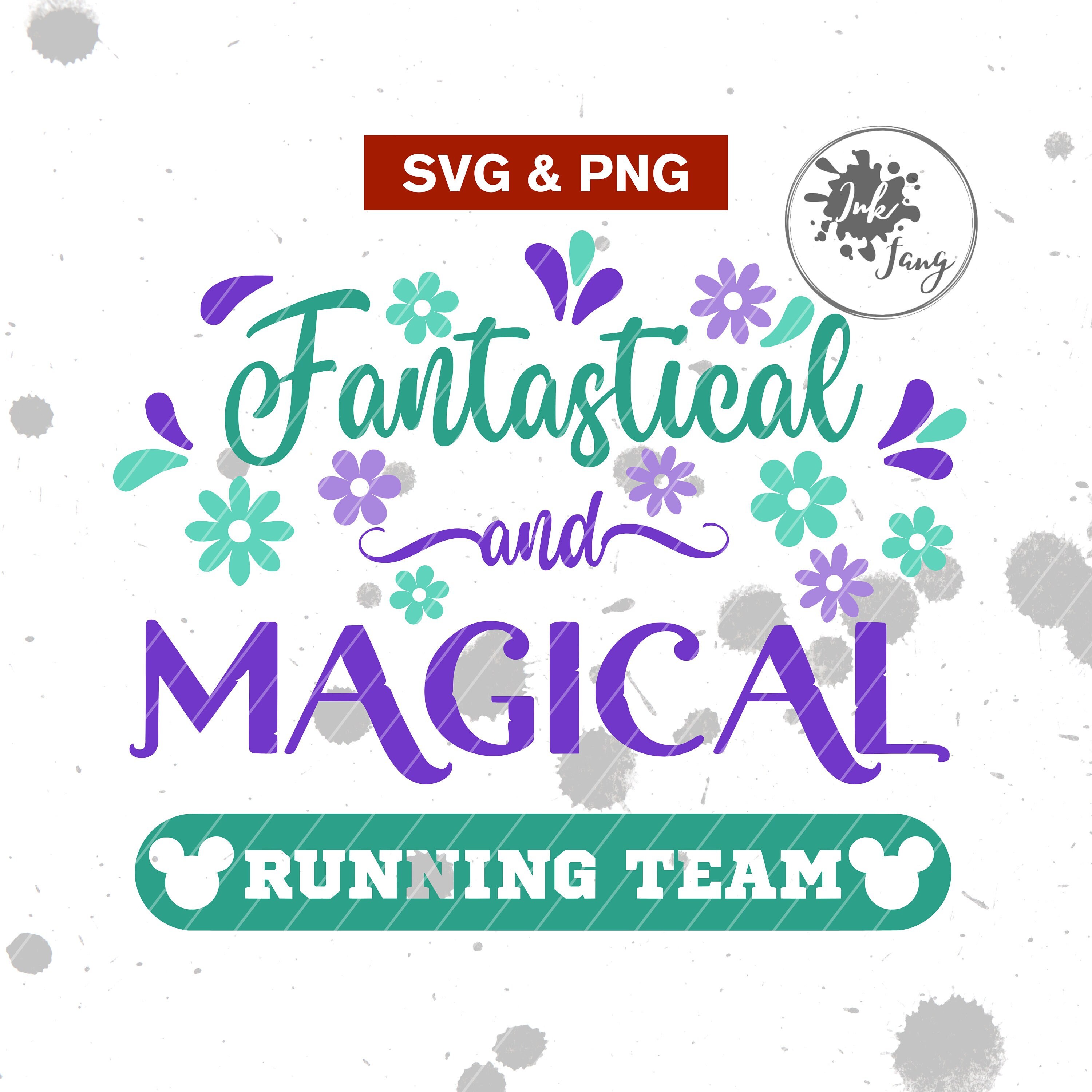 Fantastical and Magical Running Team SVG PNG, Running Tank Top, Running ...