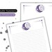 Witch Potions Stationery, Printable Stationery, Graveyard, A4, US ...