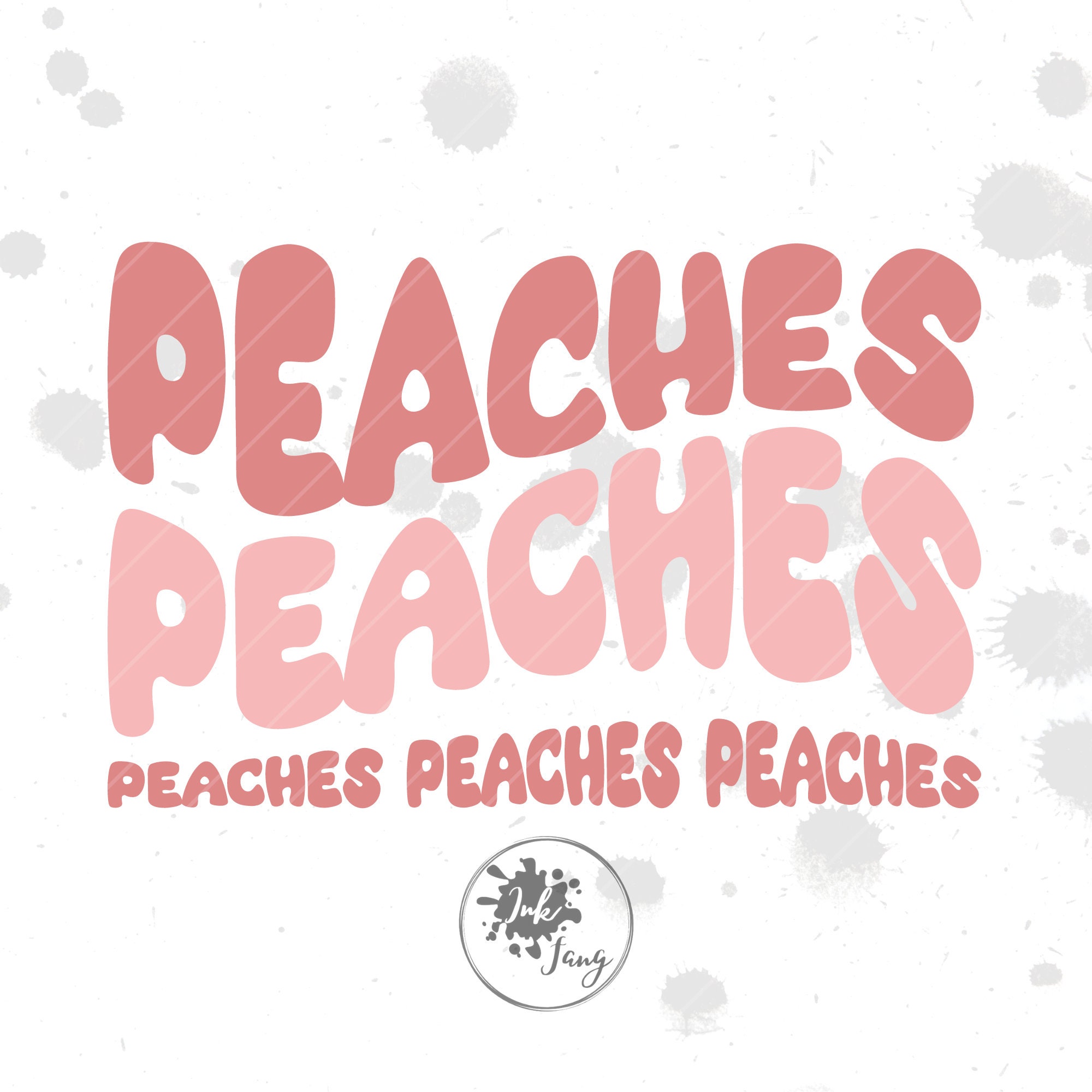 Peaches SVG Clipart Peach Sublimation PNG Cricut Cut File - Etsy