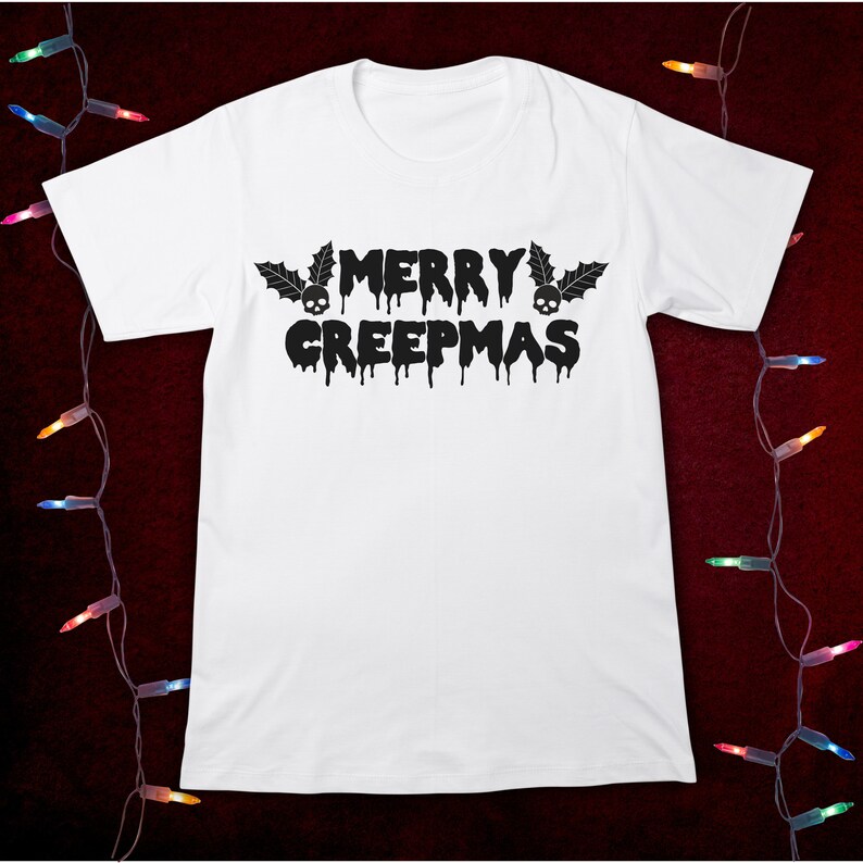 Merry Creepmas SVG PNG Gothic Christmas SVG Creepy Christmas - Etsy